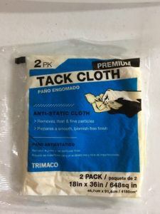 Tack Cloth: A Necessary Tool for Dust Removal Before Painting